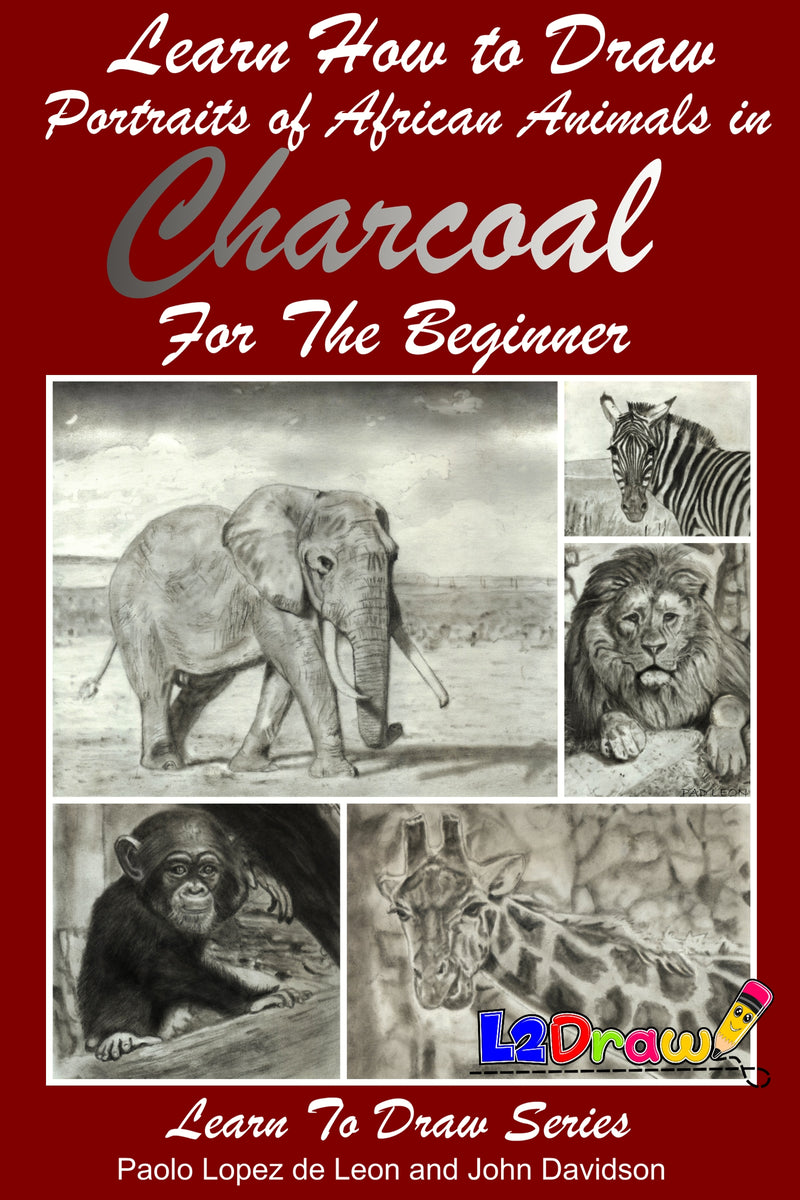 Learn How to Draw Portraits of African Animals in Charcoal For the Beg ...